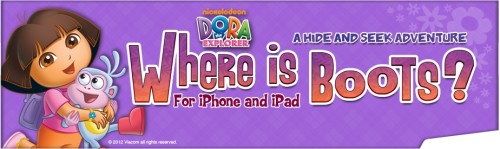Where is Boots? Dora Hide and Seek Adventure App {review and giveaway}